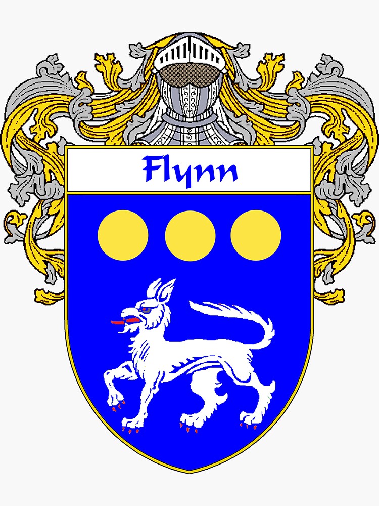 "Flynn Coat of Arms/Family Crest" Sticker for Sale by IrishArms | Redbubble