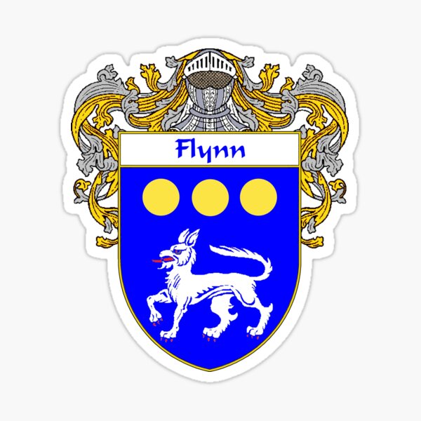"Flynn Coat of Arms/Family Crest" Sticker for Sale by IrishArms | Redbubble