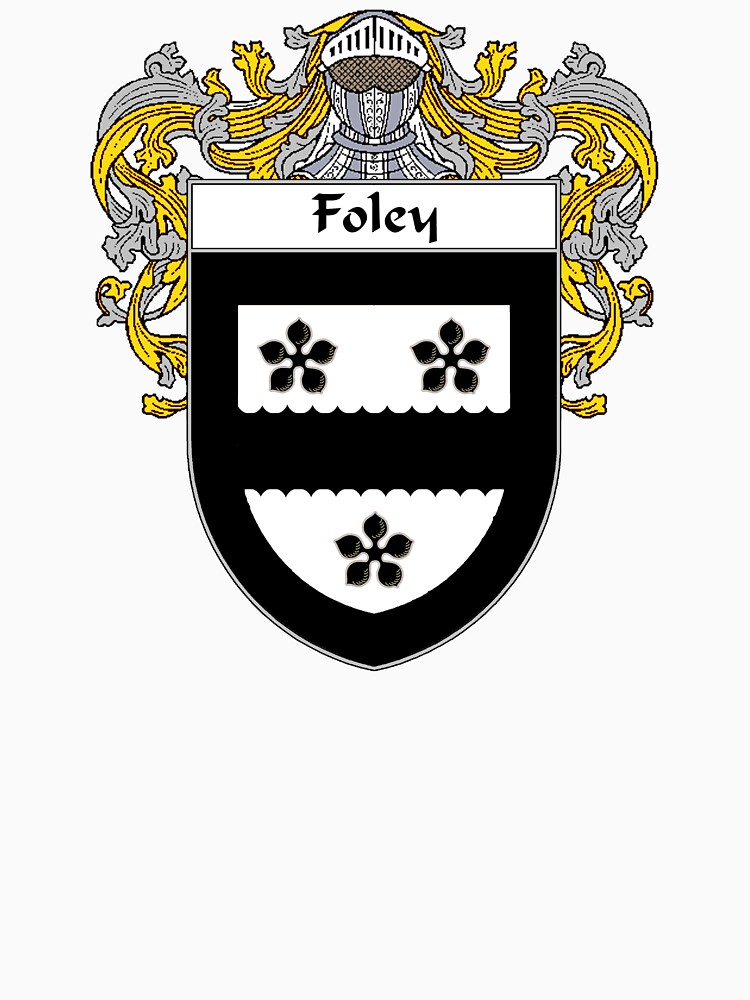 "Foley Coat of Arms/Family Crest" T-shirt for Sale by IrishArms ...