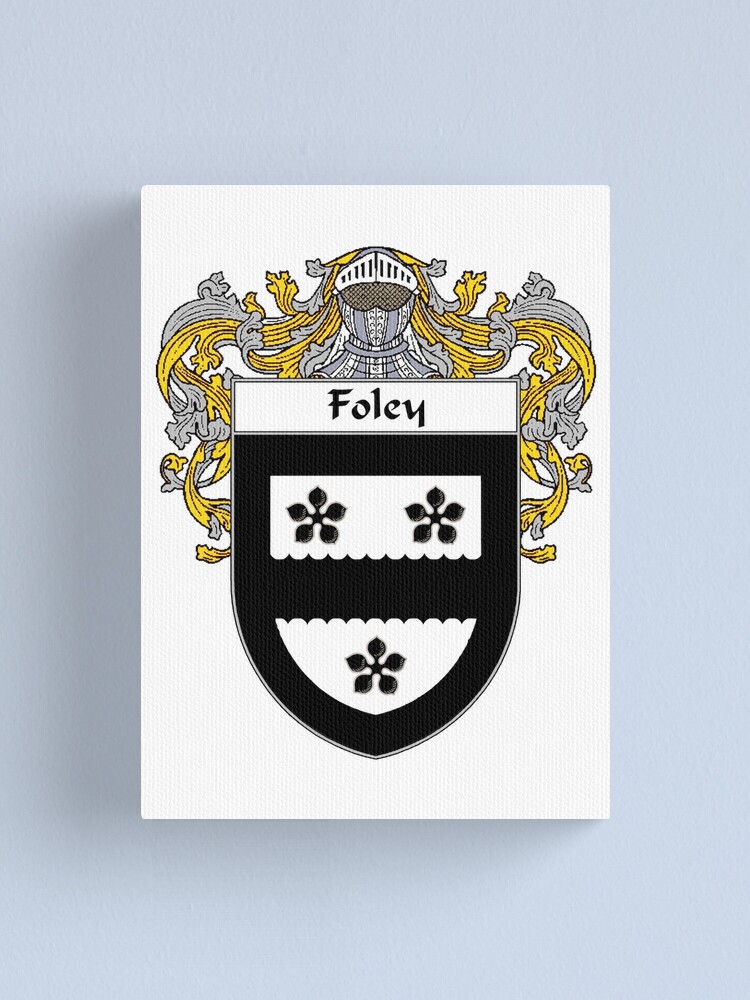 "Foley Coat of Arms/Family Crest" Canvas Print by IrishArms | Redbubble