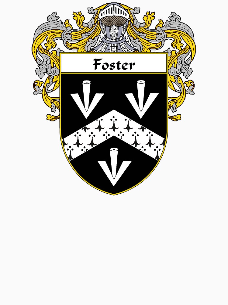 "Foster Coat of Arms/Family Crest" T-shirt for Sale by IrishArms ...
