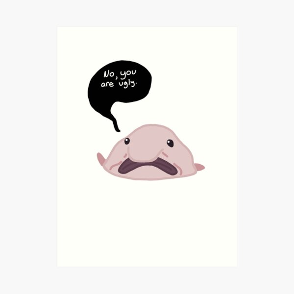 "Blobby the Blob fish" Art Print by CobraKy | Redbubble