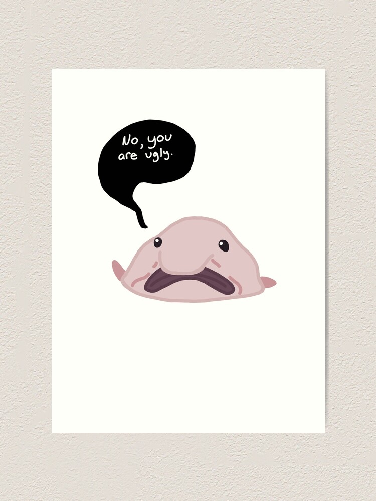 "Blobby the Blob fish" Art Print by CobraKy | Redbubble