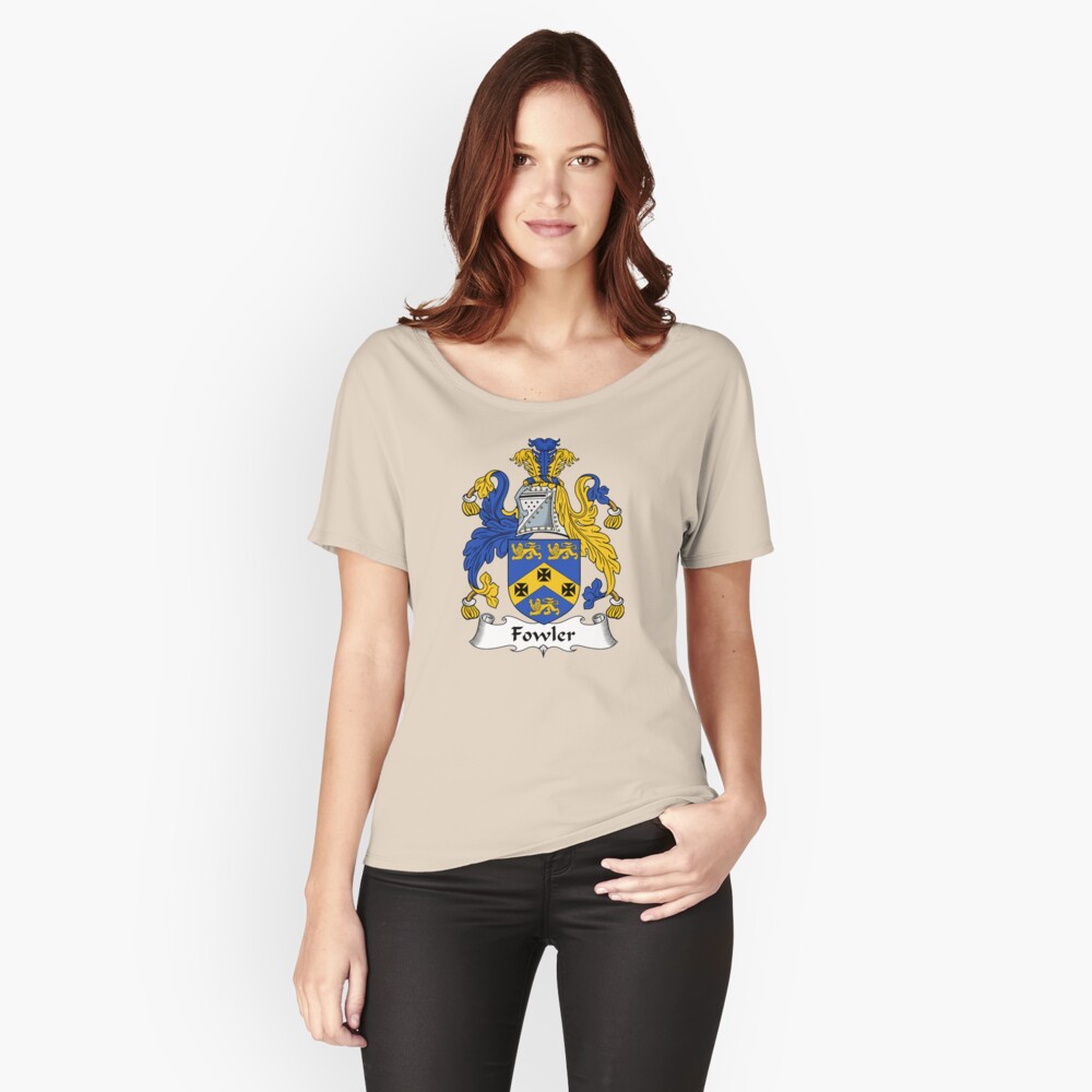 "Fowler Coat of Arms / Fowler Family Crest" Sticker for Sale by ...