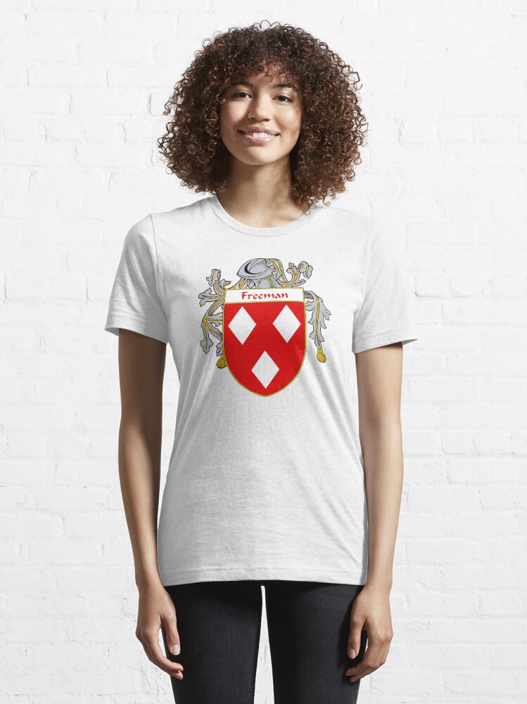 "Freeman Coat of Arms/Family Crest" T-shirt for Sale by IrishArms ...