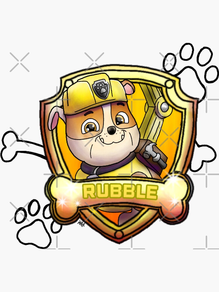 "Rubble" Sticker by Katastra | Redbubble