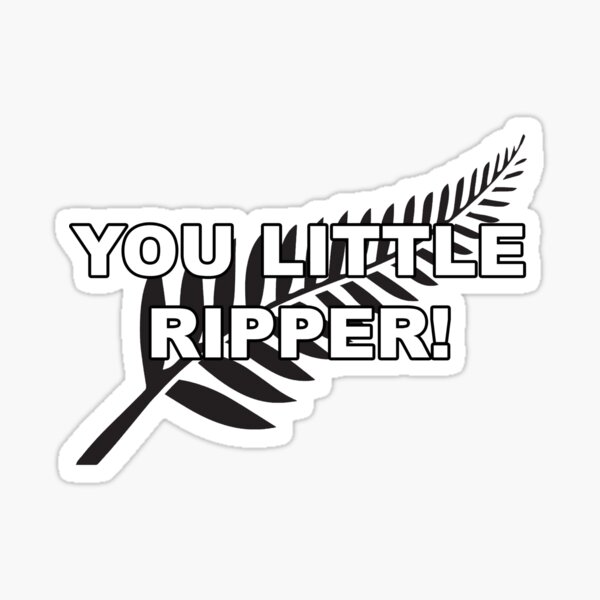 "You little Ripper!" Sticker for Sale by Heywood47 | Redbubble
