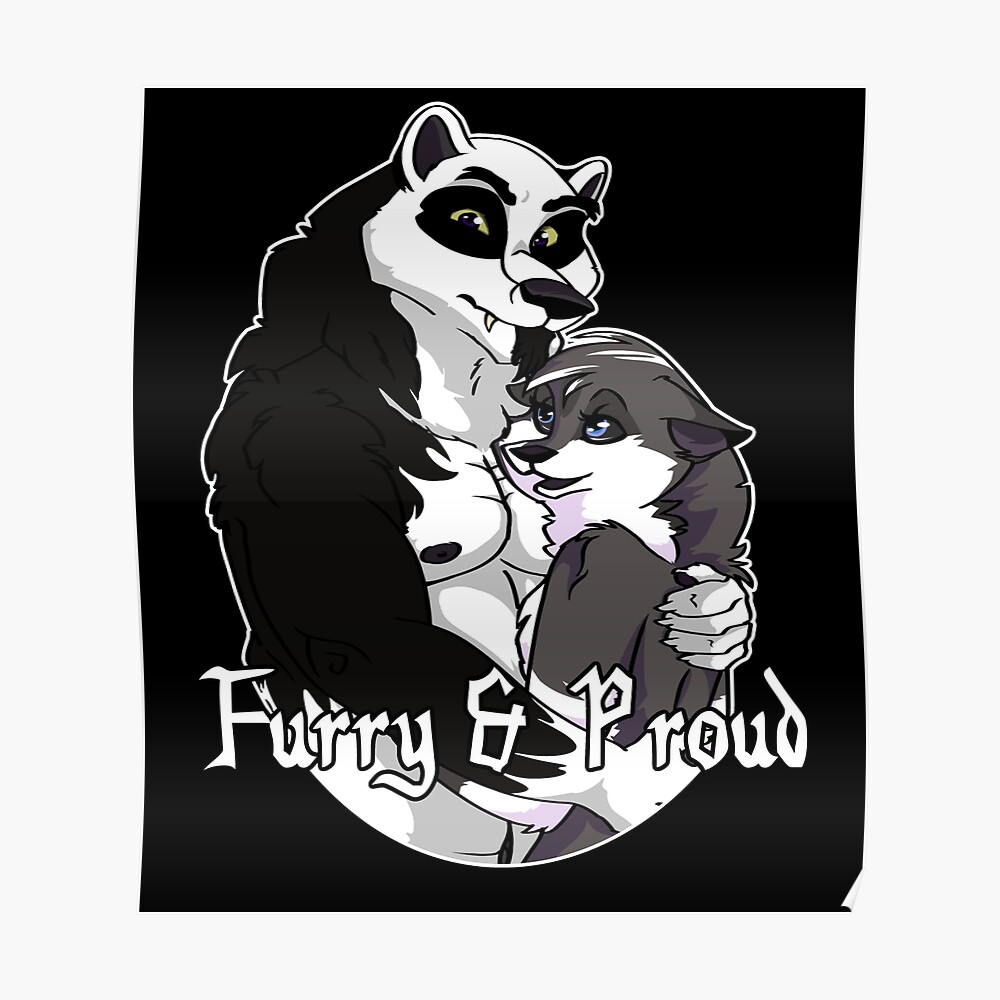 "Proud Furry" Poster by Xnvy | Redbubble