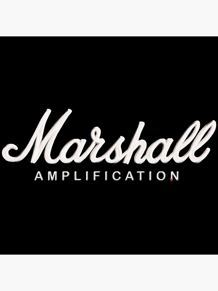" Custom of "MARSHALL" amplification factory merch" Poster by maxivivo ...