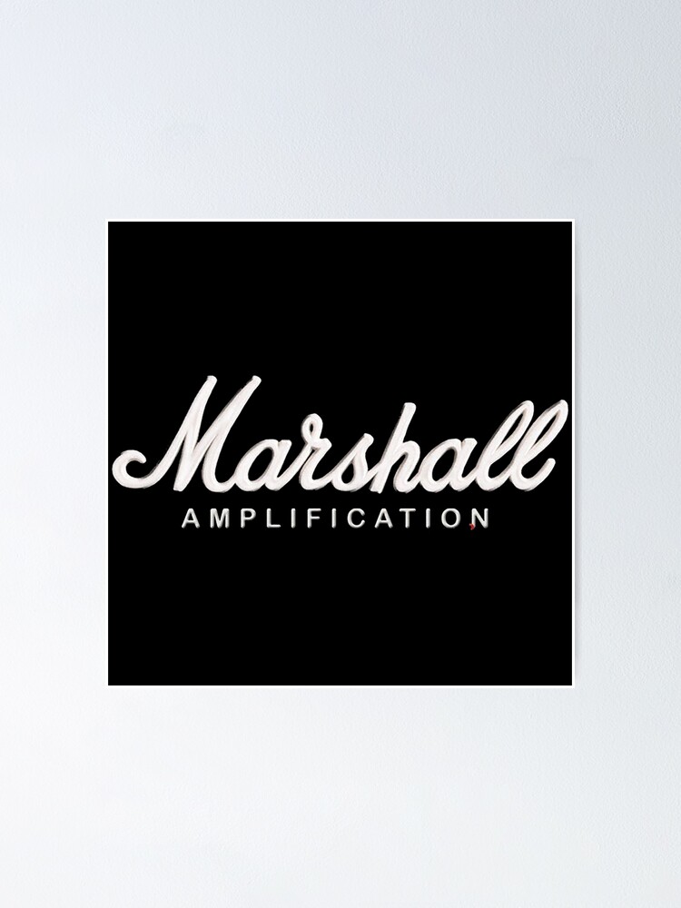 " Custom of "MARSHALL" amplification factory merch" Poster by maxivivo ...