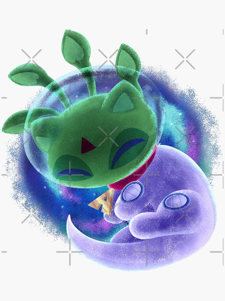 "[ NEOPETS ] Alien Aisha" Sticker for Sale by Winterymint | Redbubble