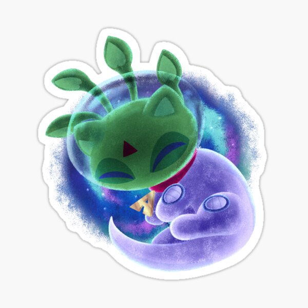 "[ NEOPETS ] Alien Aisha" Sticker for Sale by Winterymint | Redbubble