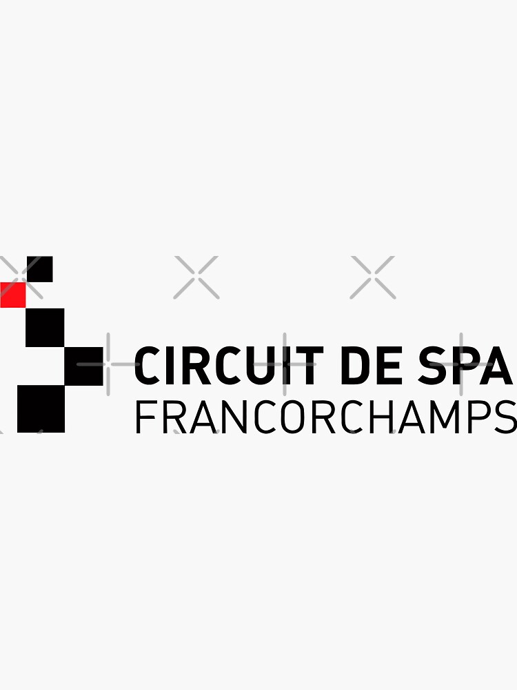 Pegatina «SPA FRANCORCHAMPS Logo fan art» de ilFrambo | Redbubble