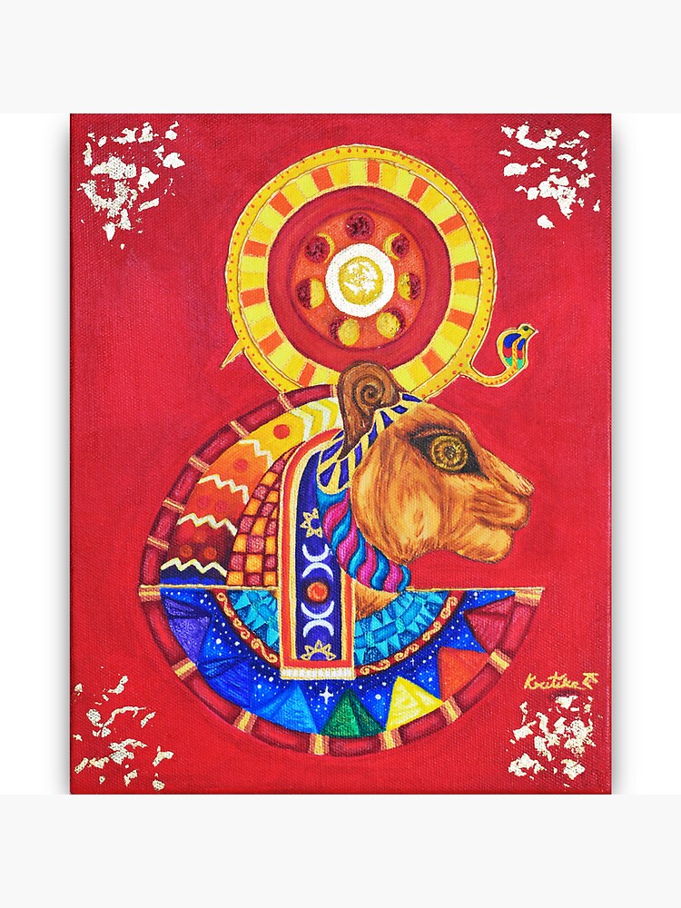 "Sekhmet Egyptian goddess" Sticker by kvartbykritika | Redbubble