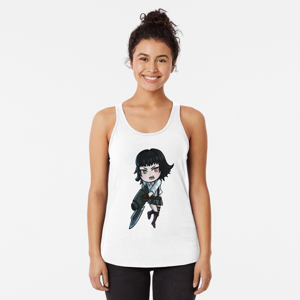 "DMC3 - Chibi Lady" Sticker for Sale by JulieWithAxe | Redbubble