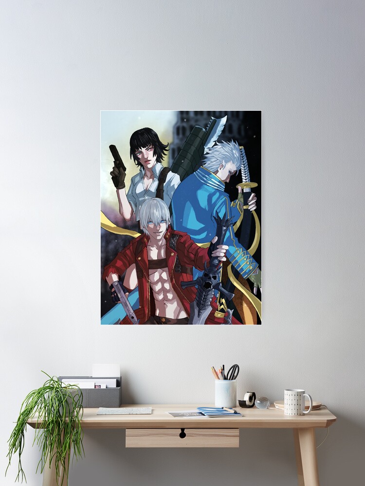 "Devil May Cry 3" Poster for Sale by JulieWithAxe | Redbubble