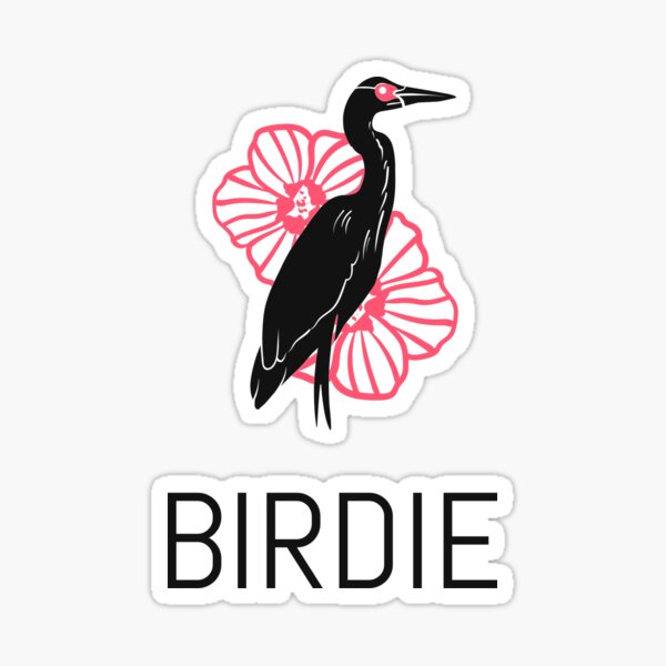 "Japanese Crane Bird" Sticker for Sale by TokyoAesthetics | Redbubble