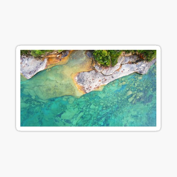 "Pictured Rocks" Sticker by casdolis | Redbubble