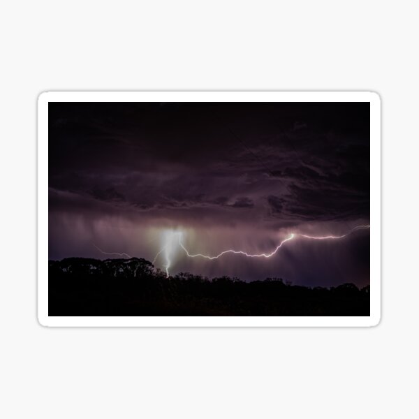 "Lightning Storm!" Sticker for Sale by twelvepointfour | Redbubble