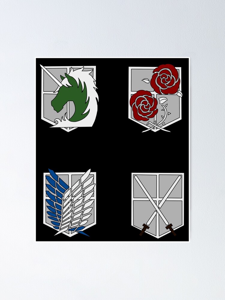 "AOT pack " Poster by AnimeWorld8 | Redbubble