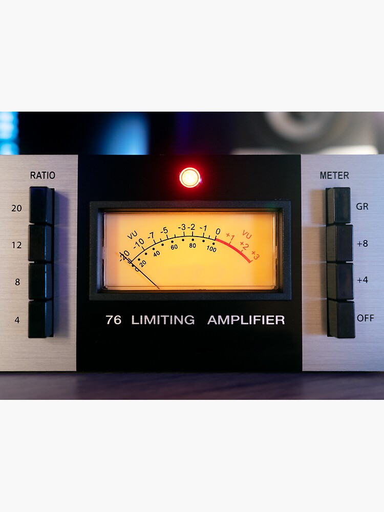 "1176 style compressor" Sticker for Sale by OverdriveMusic | Redbubble
