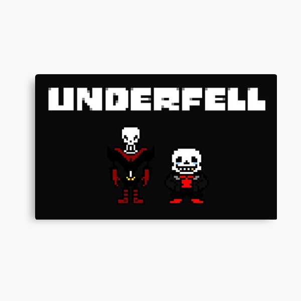 "Underfell" Canvas Print for Sale by drmeow | Redbubble