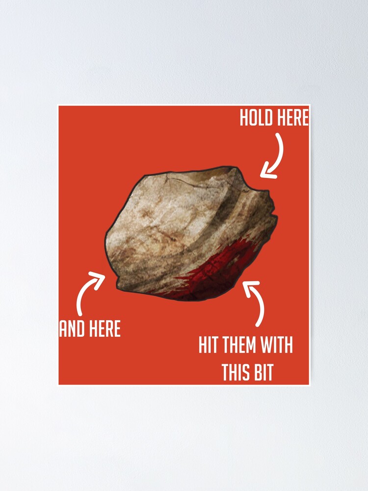 "Rust rock" Poster by GamersHeaven | Redbubble