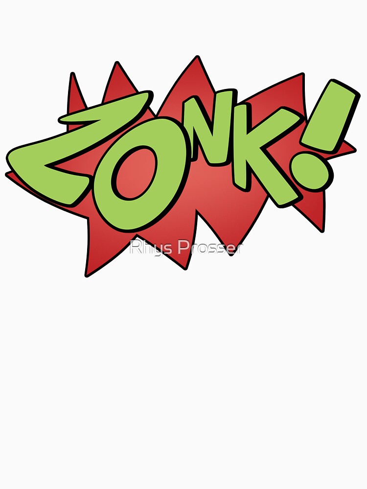 "ZONK!" T-shirt by jashinhunter | Redbubble | zonk t-shirts - text t ...
