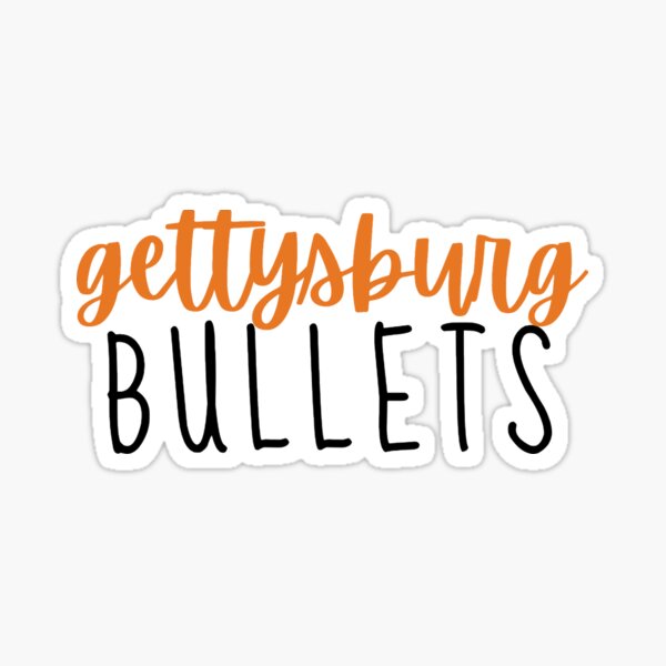 "gettysburg college" Sticker for Sale by djmiller930 | Redbubble
