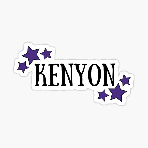 "kenyon college" Sticker for Sale by djmiller930 | Redbubble