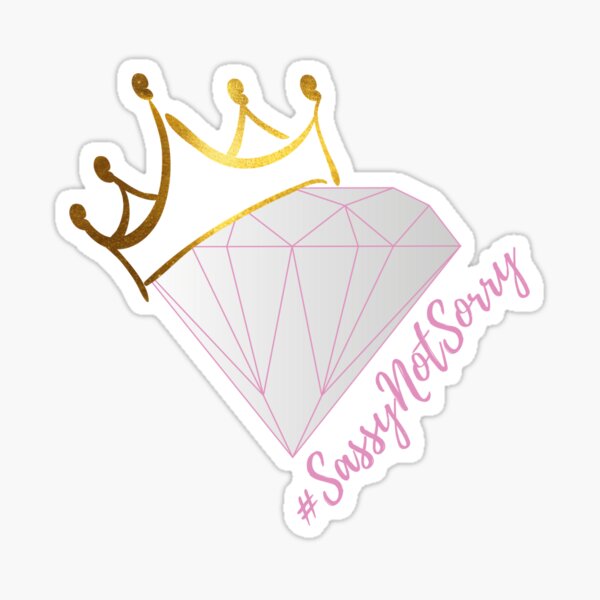 "Sassy Diamond" Sticker for Sale by CreativSAS | Redbubble