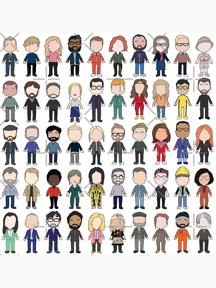 Cast Poster Taskmaster First Ten Series Premium Matte Vertical Poster ...