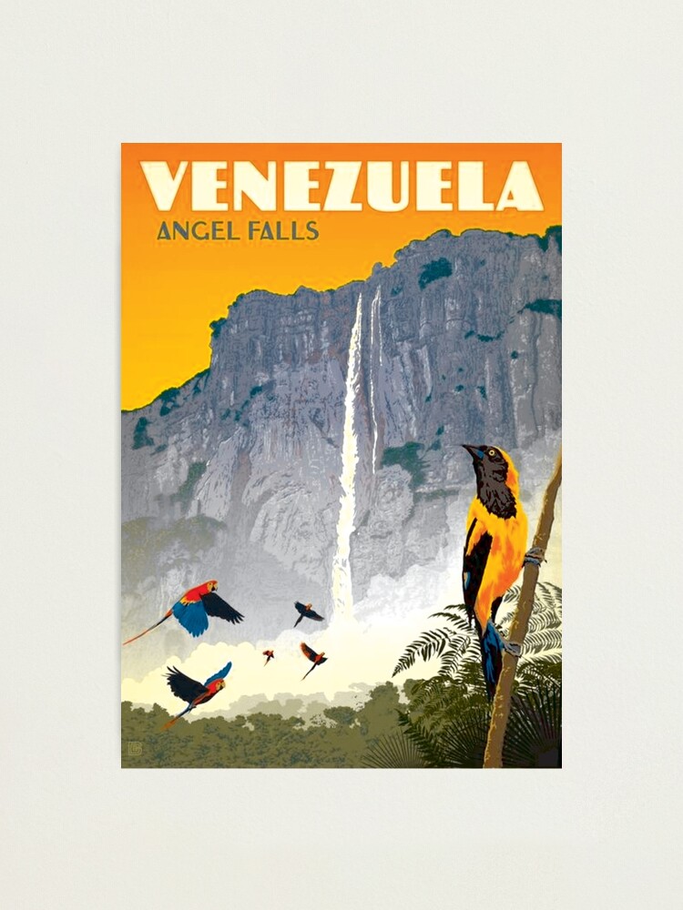 "Old Venezuela Tourism Poster" Photographic Print for Sale by royal ...