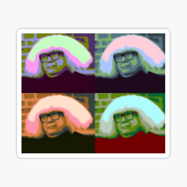 Pegatina «Frank Reynolds, el artista» de ronaldhatchett | Redbubble