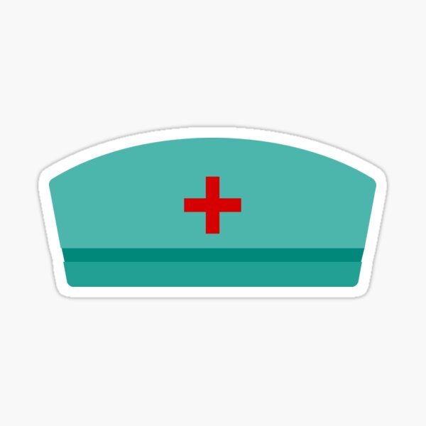 Nurse Cap Stickers | Redbubble