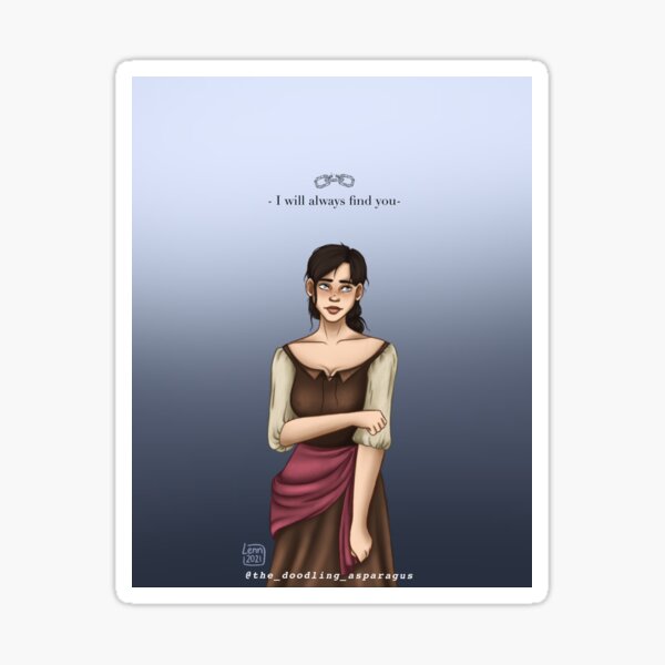 "Dark blue Elide quote print" Sticker for Sale by DoodlingLenn | Redbubble