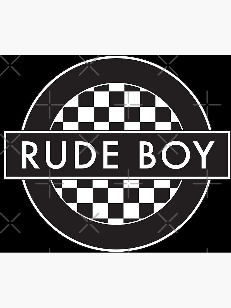"RUDE BOY - SKA / TWO TONE [Black]" Poster by phigment-art | Redbubble