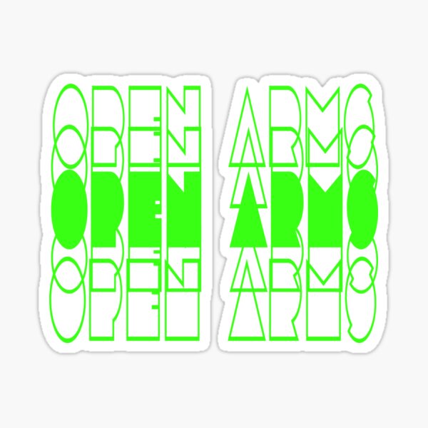 "Open Arms" Sticker for Sale by AuthenticBuyer | Redbubble