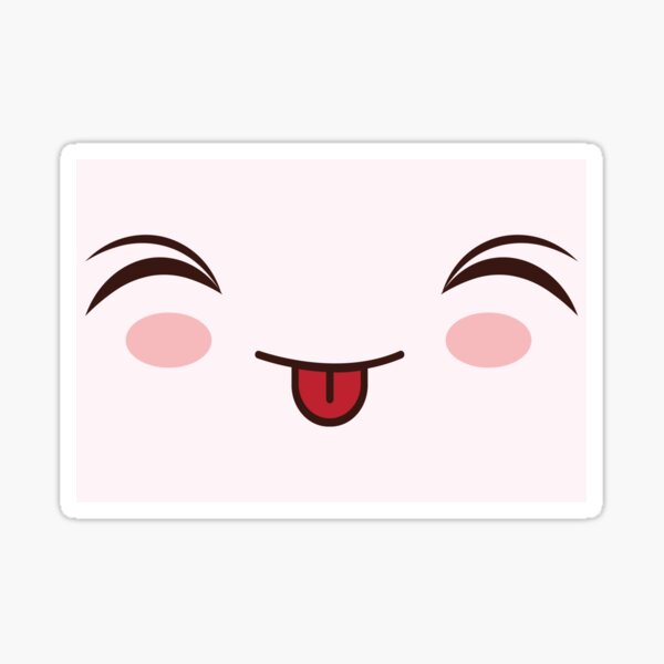 "UwU Smiling Face" Sticker by Sierra-Charlie | Redbubble