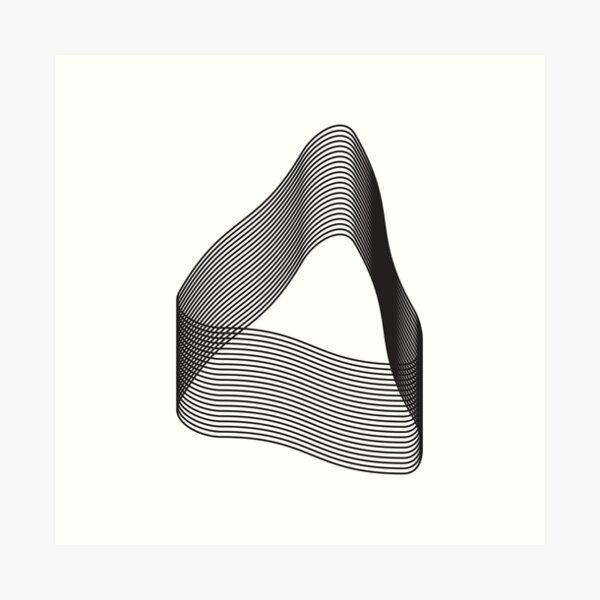 "Moebius Triangle " Art Print for Sale by CitizenofTrash | Redbubble