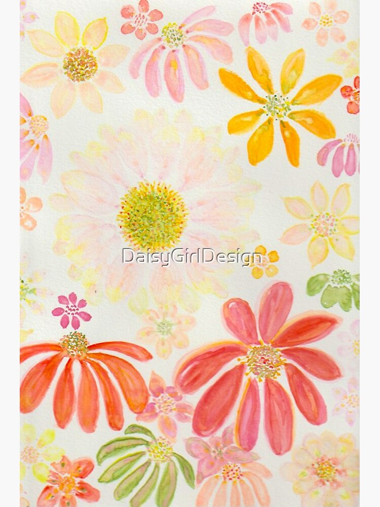 "Dreamy Daisy and Floral Mix" Poster by DaisyGirlDesign | Redbubble