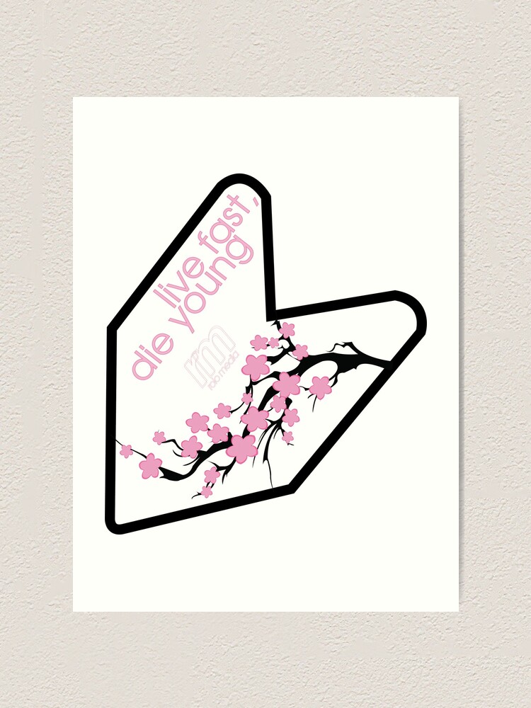 "Cherry Blossom JDM" Art Print for Sale by chipsar0y | Redbubble