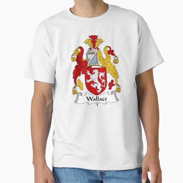 "Wallace Coat of Arms / Wallace Family Crest" Classic T-Shirt for Sale ...