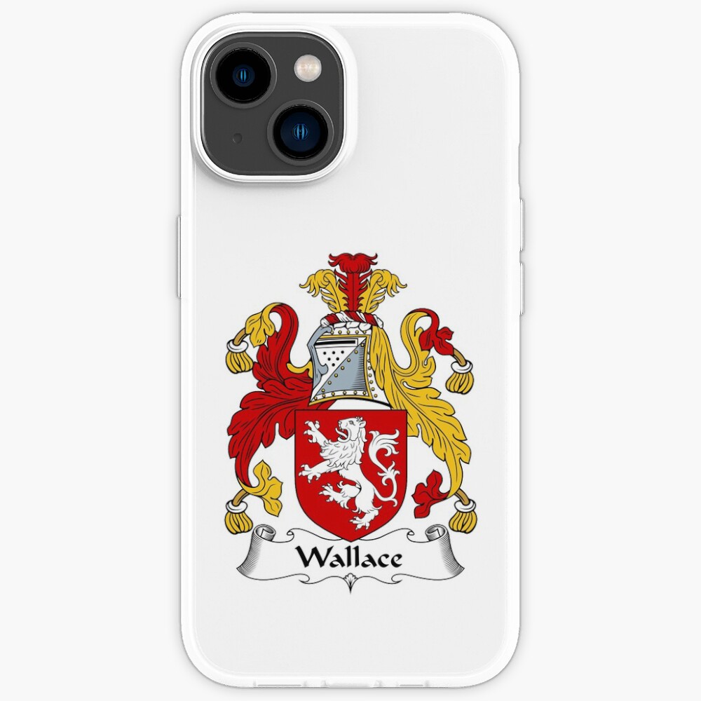 "Wallace Coat of Arms / Wallace Family Crest" iPhone Case for Sale by ...