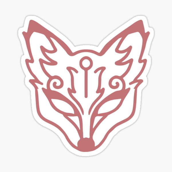 "Lights Lun Fox" Sticker for Sale by CreativeBlurs | Redbubble