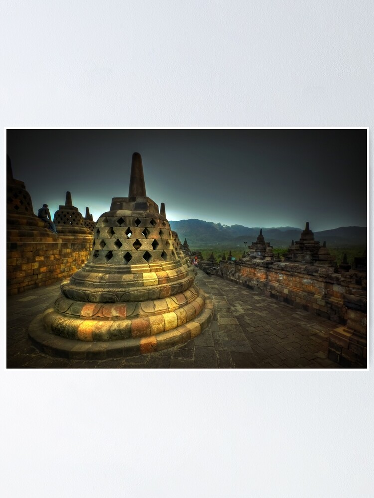 "Candi Borobudur" Poster by Charuhas | Redbubble