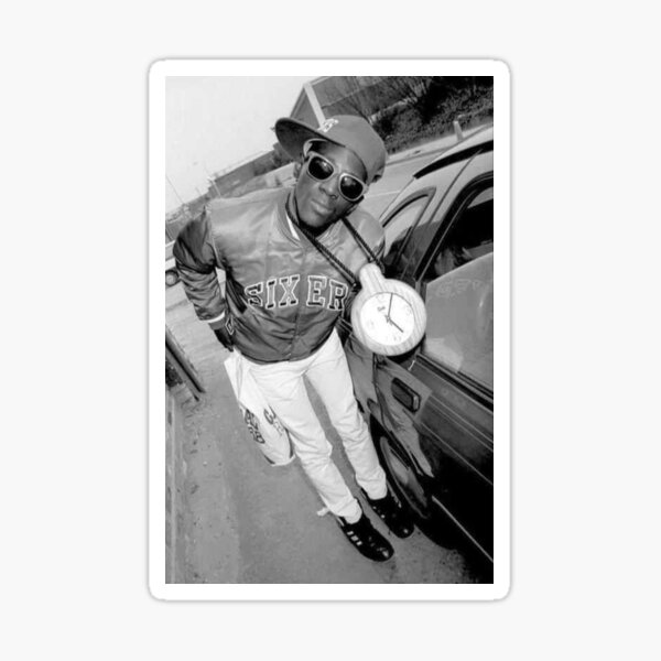 "Inspired by Flava Flav" Sticker for Sale by Hip-hop-Icons | Redbubble