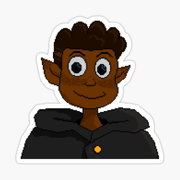 "Pixel Art Gus Smiling " Sticker for Sale by Colourful-Voids | Redbubble