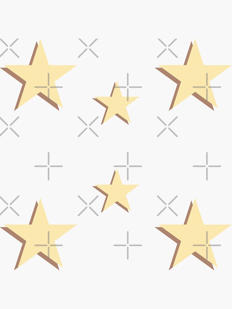 "Gold Star Pack" Sticker for Sale by emilianosaulm | Redbubble