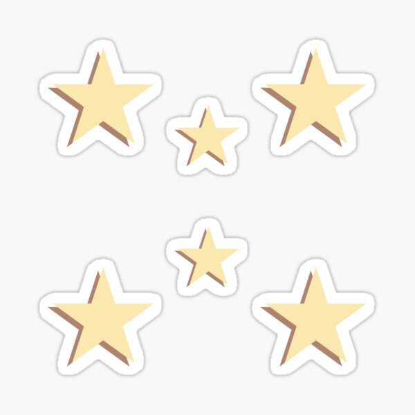"Gold Star Pack" Sticker for Sale by emilianosaulm | Redbubble